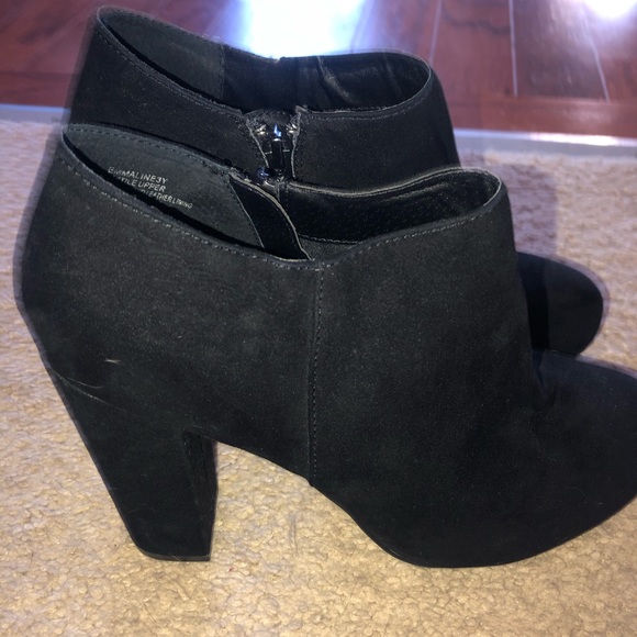 Nine West | Shoes | Nine West Black Platform Booties Size | Poshmark